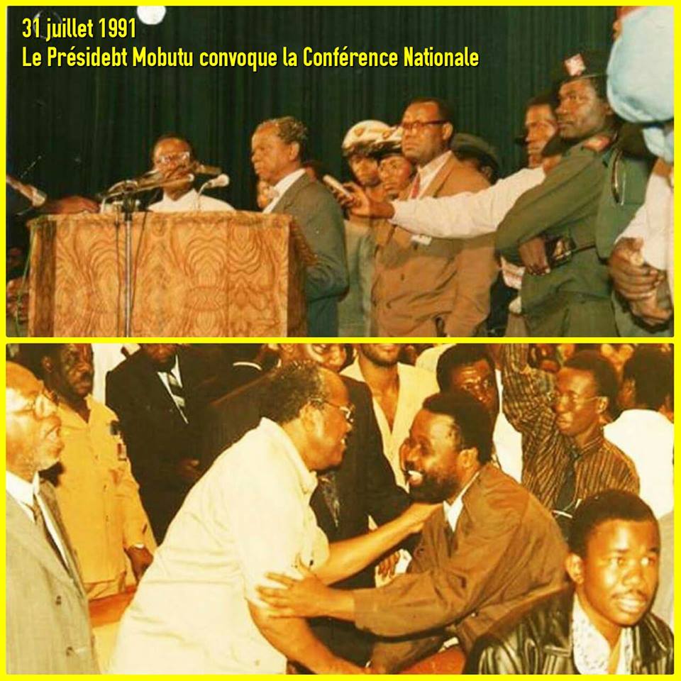 31 juillet 1991, le Président Mobutu convoque la Conférence Nationale ...