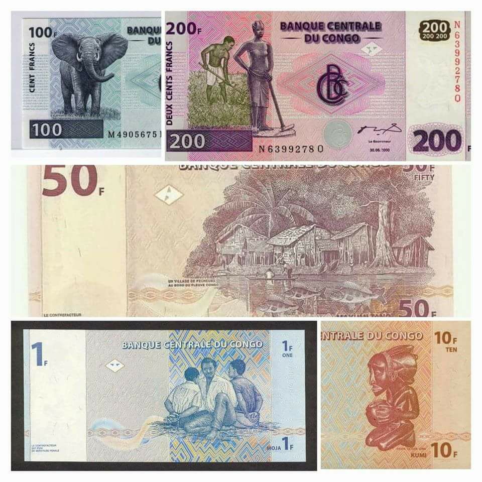Le 13 Juin 1998 Des Sp cimens Du Nouveau Franc Congolais Sont le-13-juin-1998-des-sp-cimens-du-nouveau-franc-congolais-sont